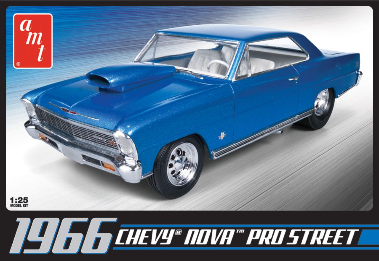 AMT 1966 Chevy Nova Pro Street 1:25 Scale Model Kit | Round2