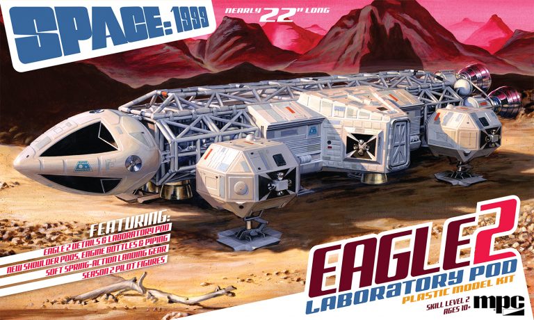 MPC Space:1999 Eagle II w/Lab Pod 1:48 Scale Model Kit | Round2