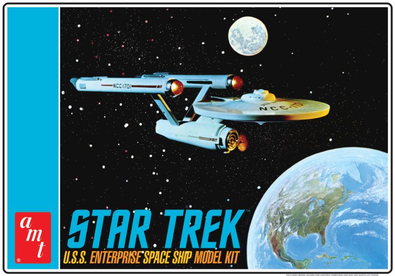 AMT STAR TREK CLASSIC U.S.S. ENTERPRISE 1:650 SCALE MODEL KIT | Round2