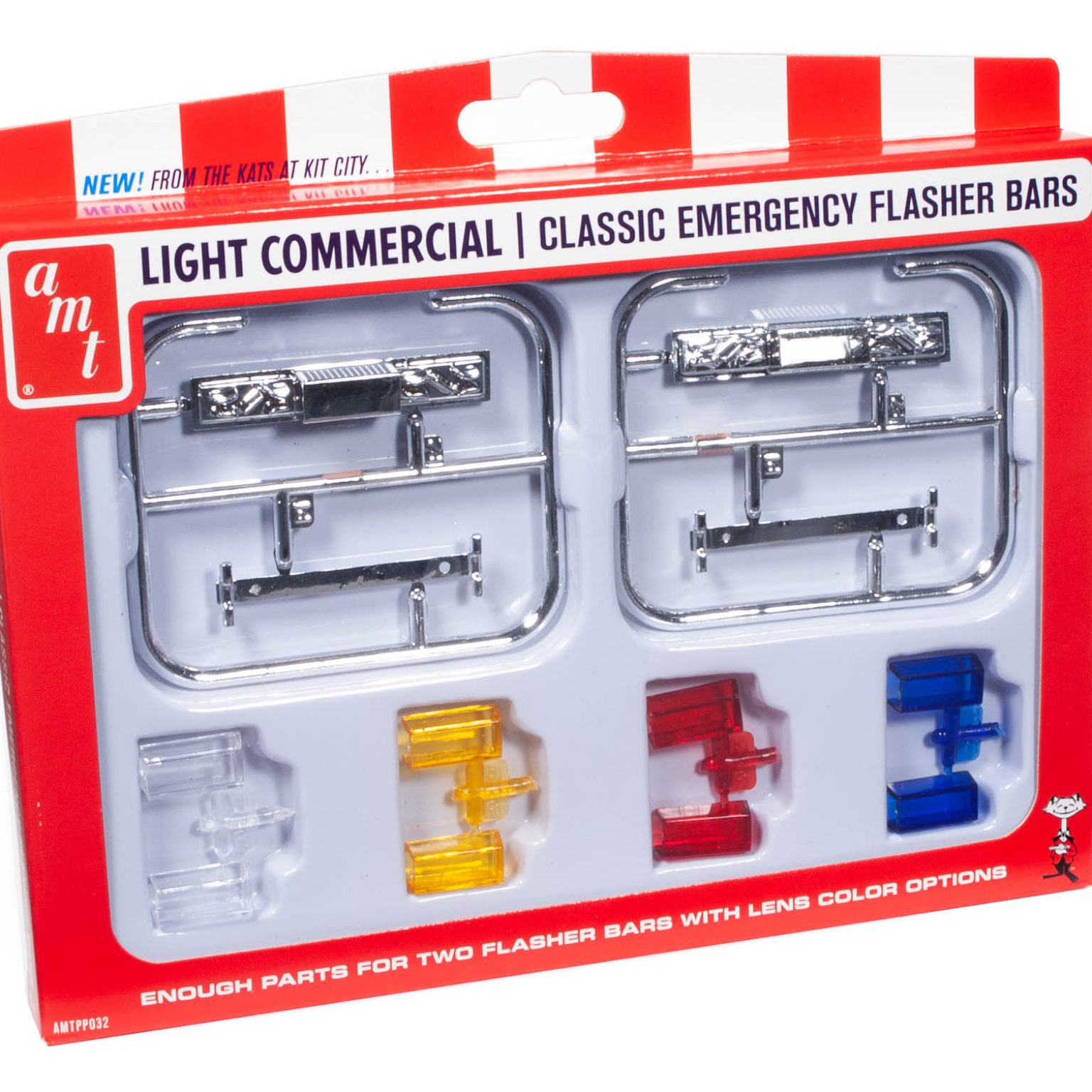 AMT CLASSIC EMERGENCY FLASHER PARTS PACK 1:25 SCALE MODEL KIT | Round2