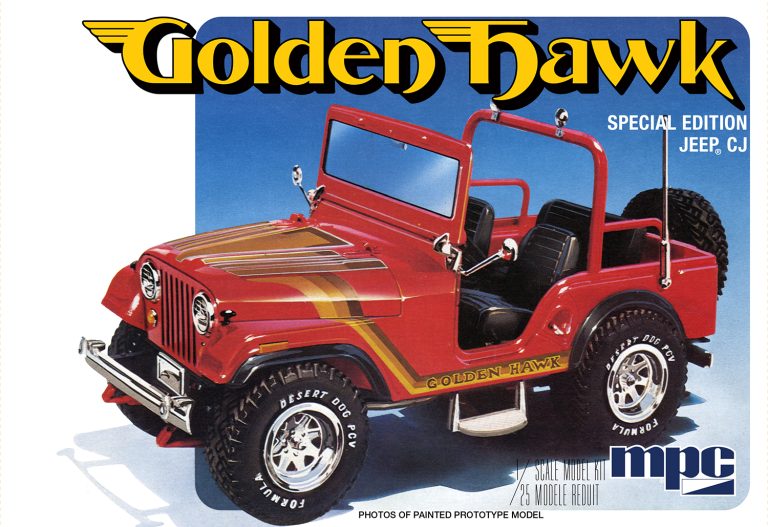 MPC 1981 JEEP CJ5 GOLDEN HAWK 1:25 SCALE MODEL KIT | Round2