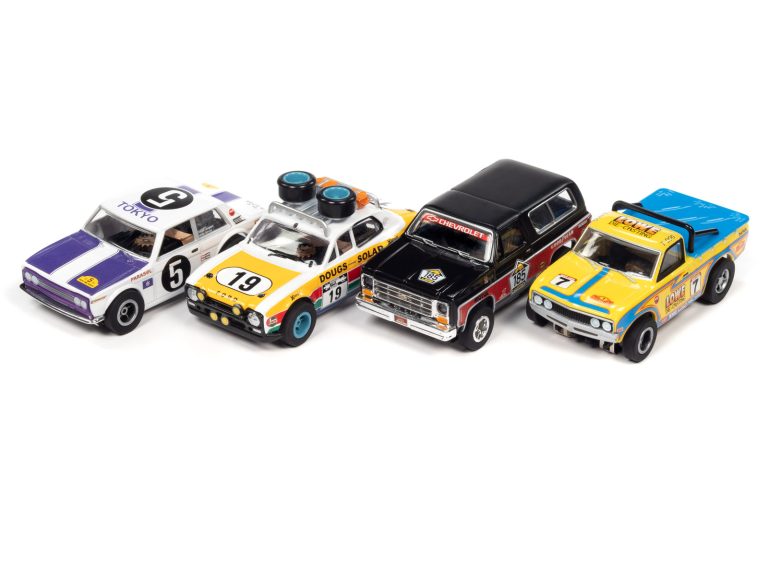 AUTO WORLD XTRACTION RALLY HO SCALE SLOT CARS – SET B | Round2
