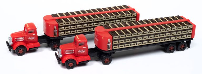 Classic Metal Works 1954 IH R-190 Tractor w/Flatbed Trailer & Coca-Cola ...