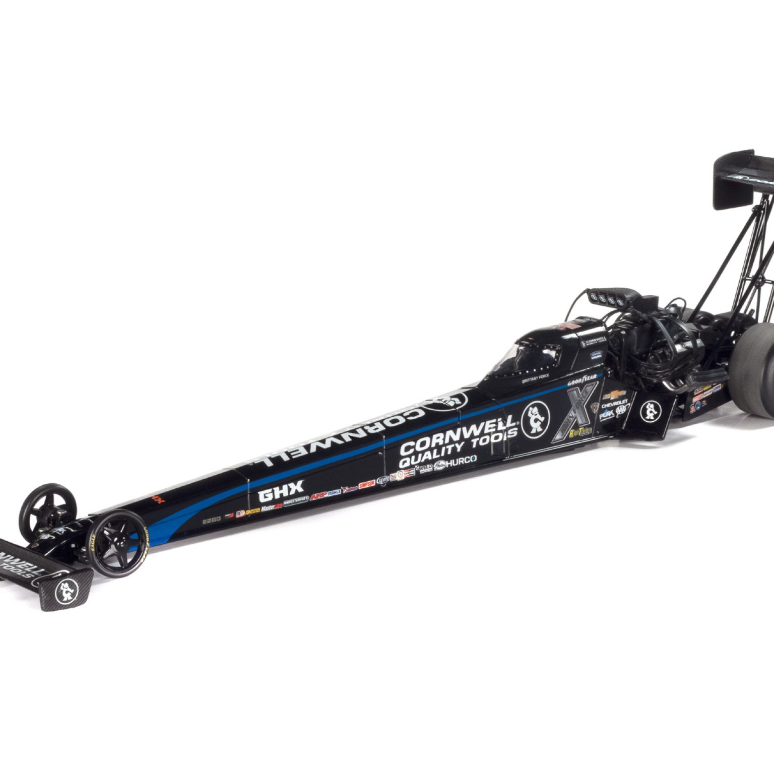 2024 Brittany Force Cornwell Tools Top Fuel Dragster 1:24 Scale Diecast ...