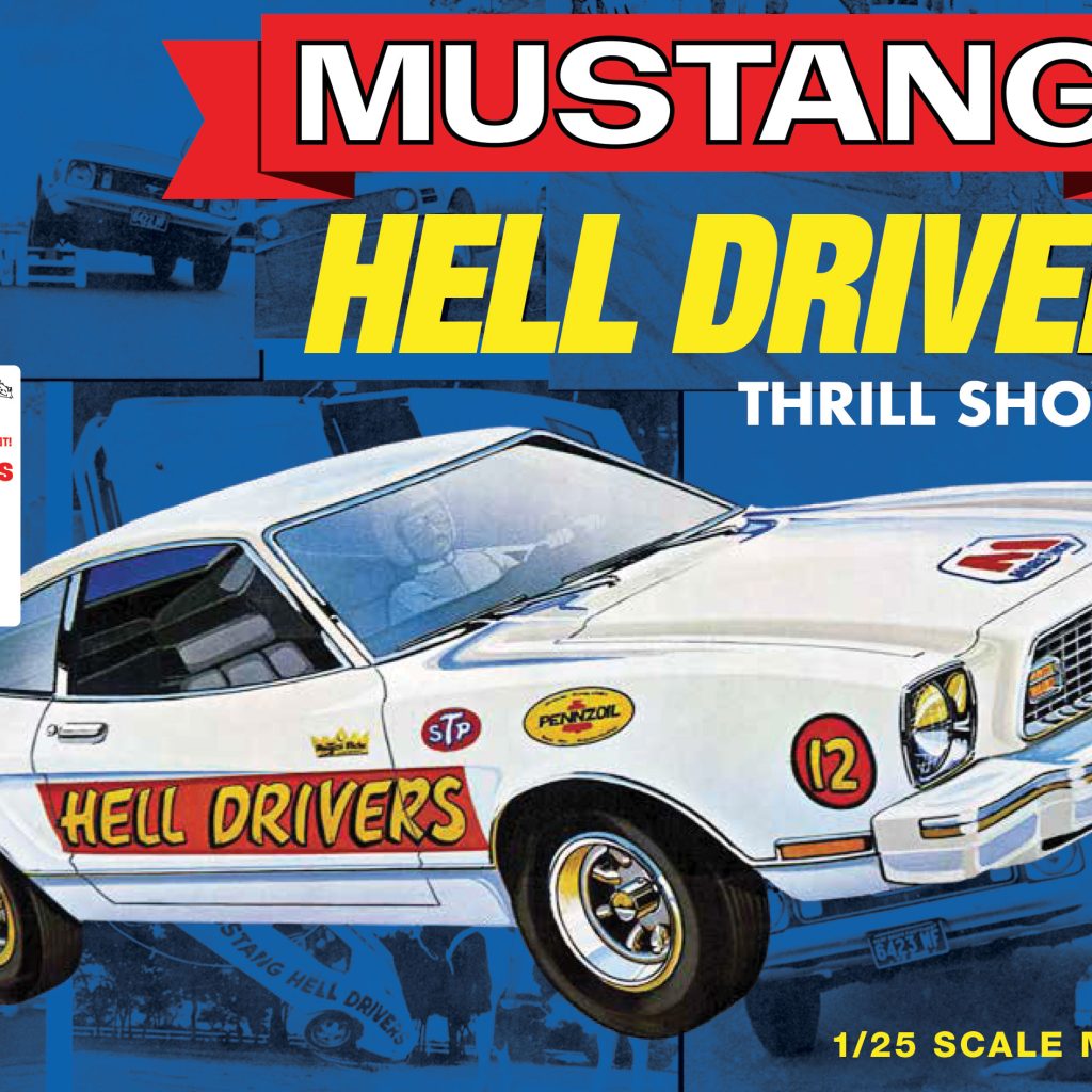 AMT 1977 Ford Mustang “Hells Drivers” 1:25 Scale Model Kit | Round2
