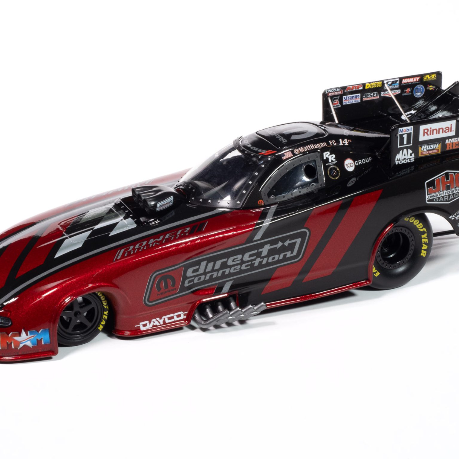 Auto World 2024 Matt Hagan Direct Connection Funny Car 1:24 Scale ...