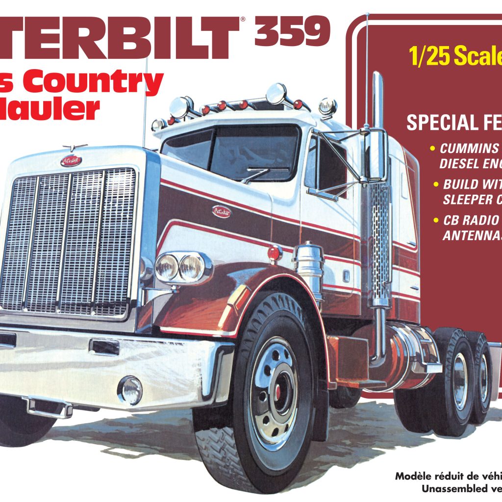 AMT Peterbilt 359 “Cross Country Hauler” 1:25 Scale Model Kit | Round2