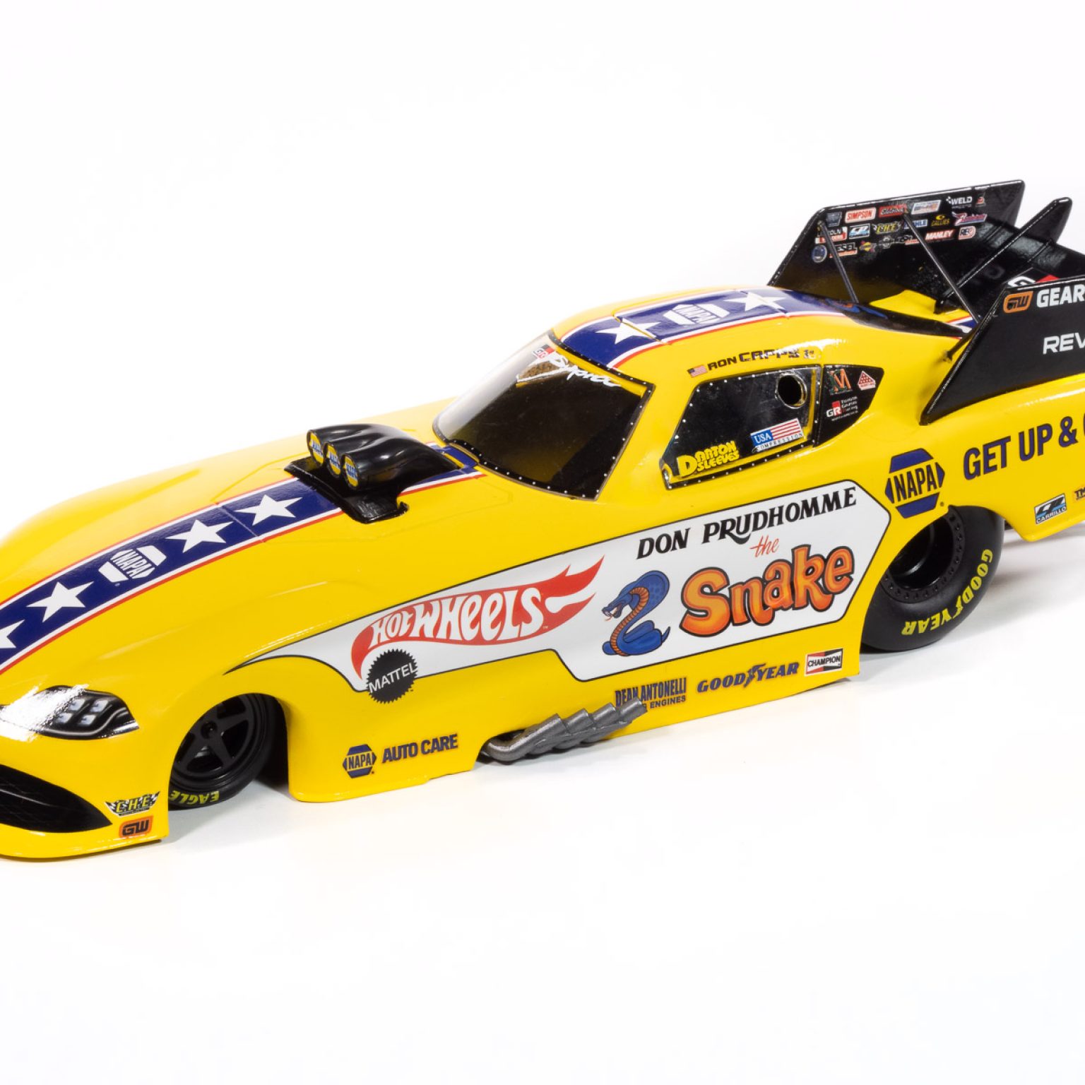 Auto World 2023 Ron Capps Napa Hot /Wheels/Snake Funny Car Toyota Supra ...