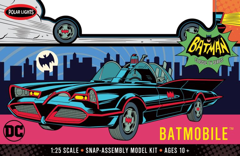 Polar Lights TV Batmobile Snap 1:25 Scale Snap Kit | Round2