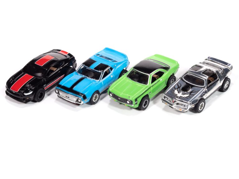 Auto World Xtraction Pony Power R1 2025 HO Scale Slot Car – Set B | Round2