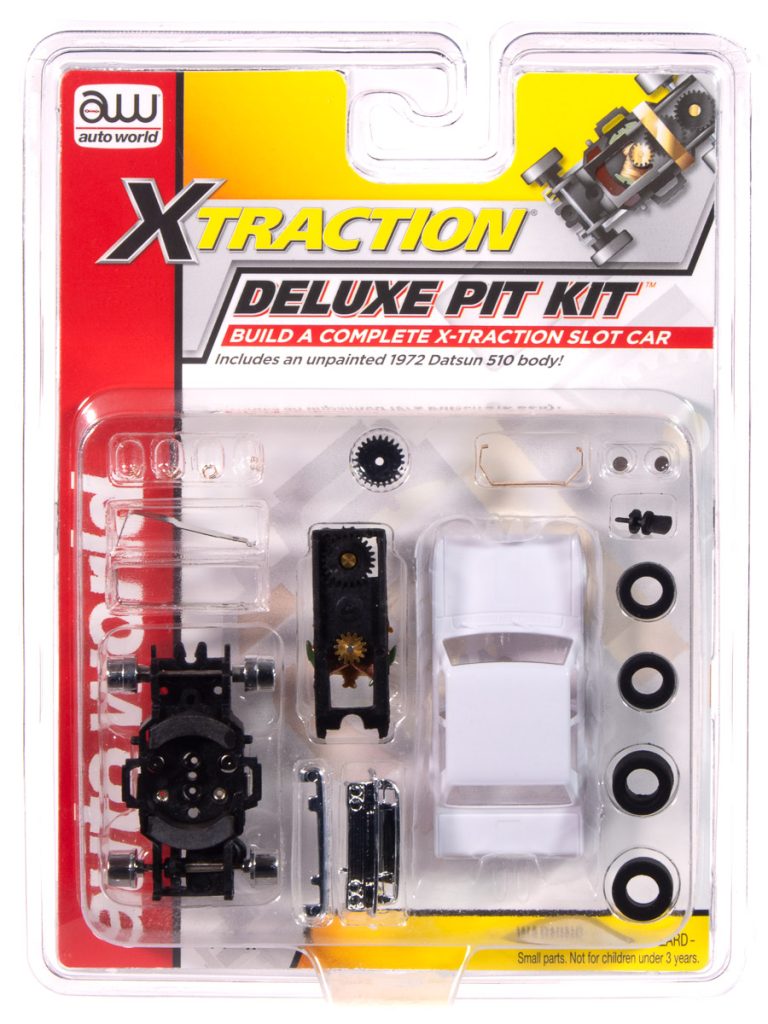 Auto World X-Traction Deluxe Pit Kit (1972 Datsun 510) HO Scale Slot ...