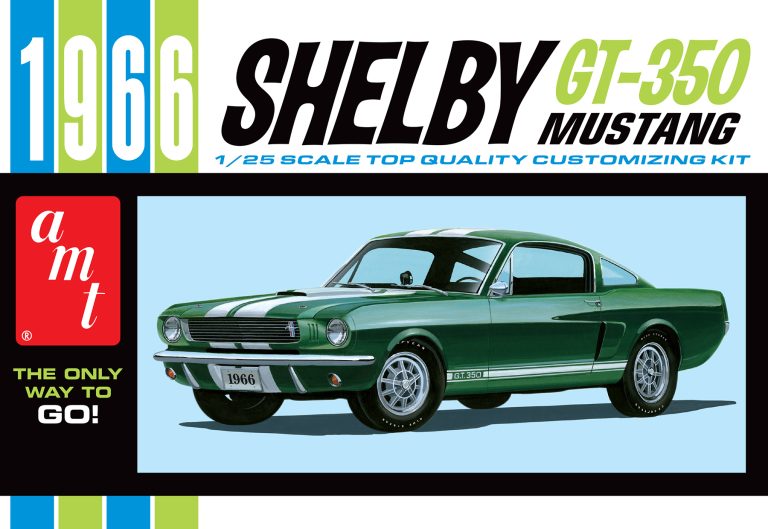 AMT 1966 Shelby Mustang GT-350 1:25 Scale Model Kit | Round2
