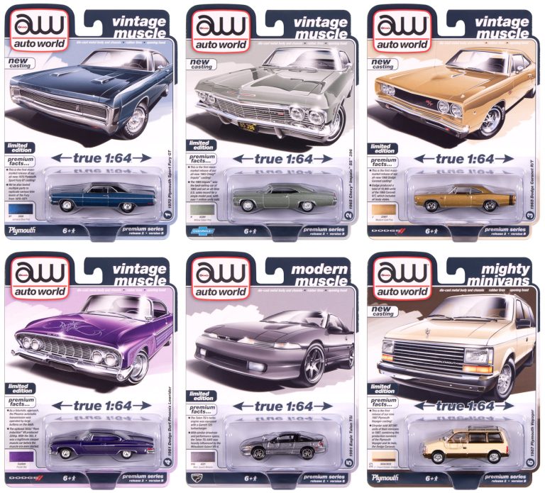 Auto World Premium 2025 Release 2 1:64 Diecast – Set B | Round2